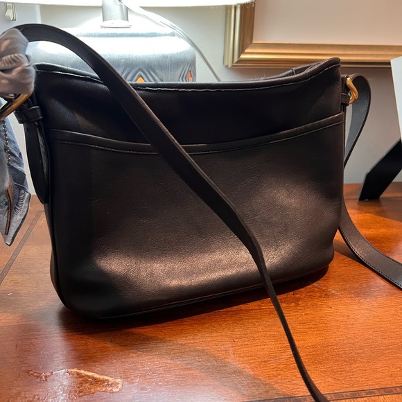 Coach | Accessories | Coach Vintage Legacy Zip Crossbody Bag In Black ...
